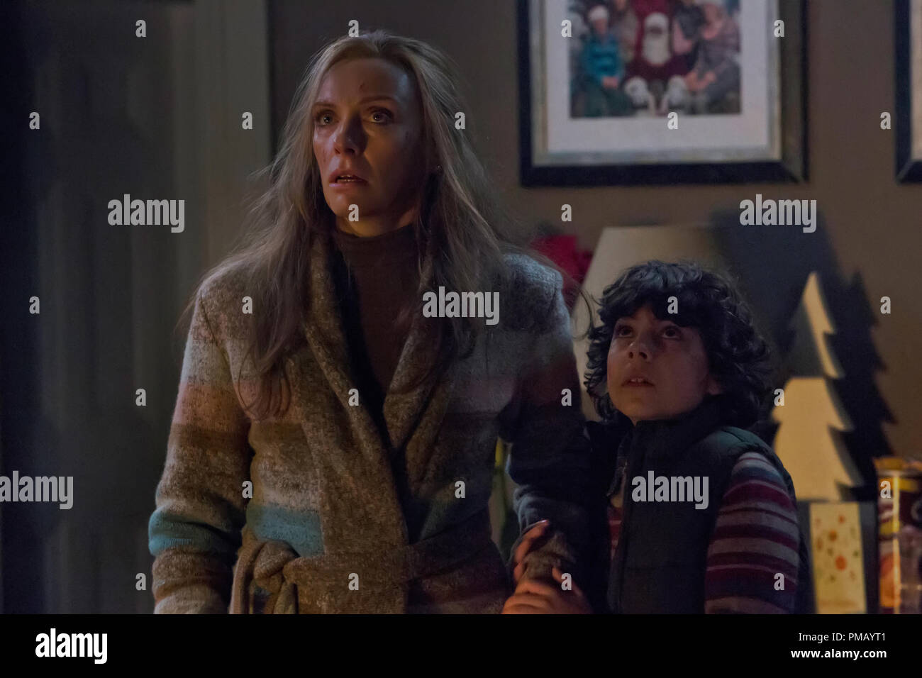 Sarah (TONI COLLETTE) and her son, Max (EMJAY ANTHONY), cannot fathom ...