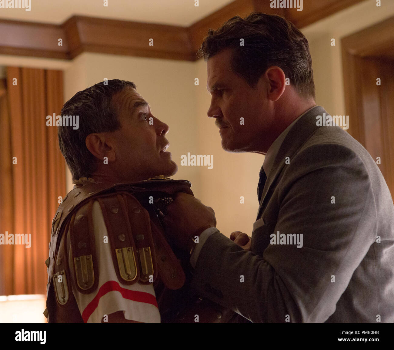 (L to R) Baird Whitlock (GEORGE CLOONEY) is set straight by Eddie ...