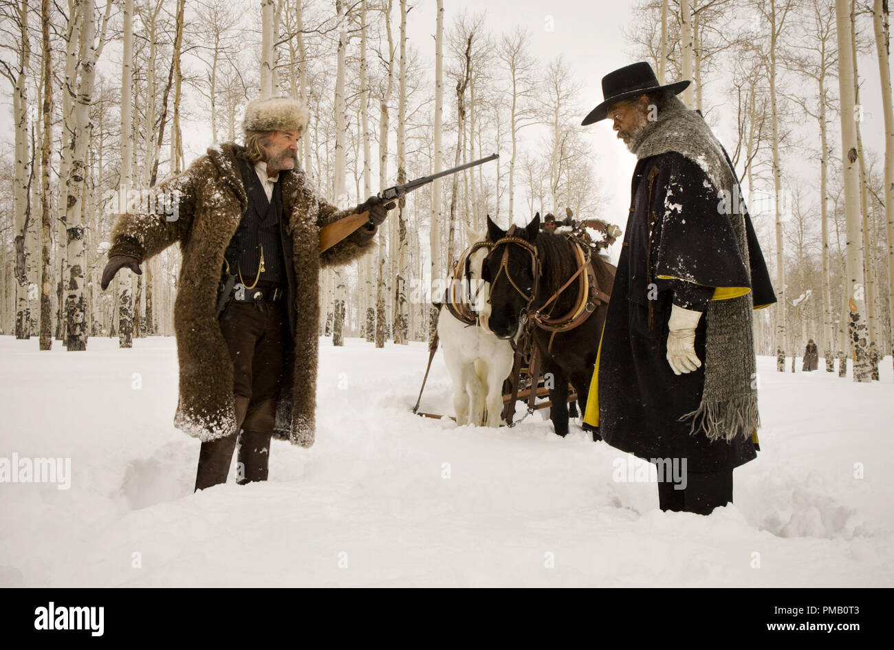 Meet the HATEFUL EIGHT: Kurt Russell stars as John Ruth and Samuel L ...