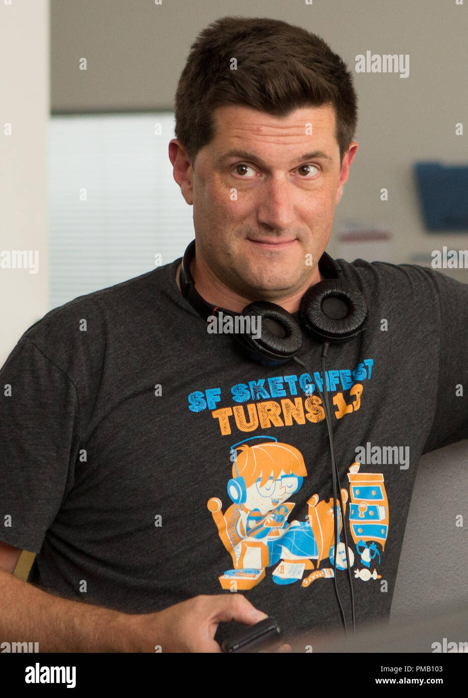 Michael Showalter on the set of HELLO, MY NAME IS DORIS Stock Photo - Alamy