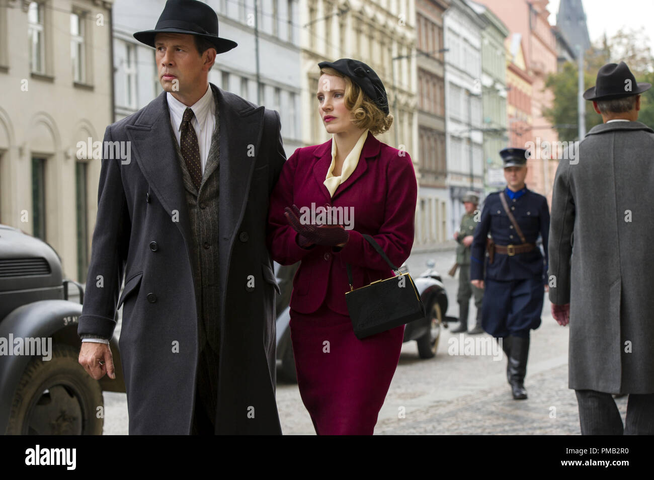 (l-r) Johan Heldenbergh and Jessica Chastain star as Jan and Antonina ...