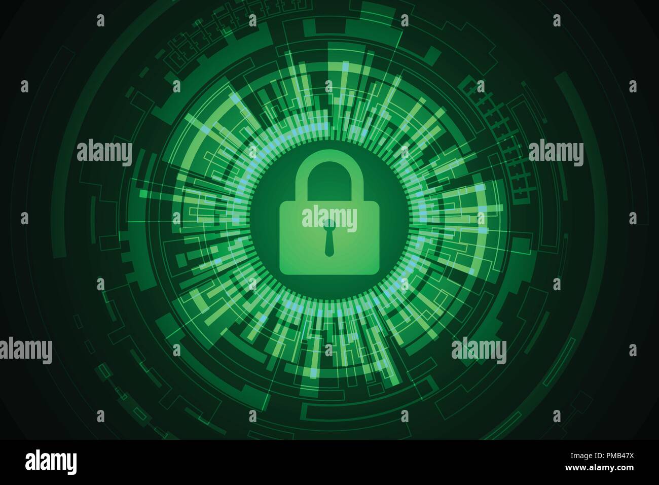 Vector background technology in the concept of security Stock Vector ...