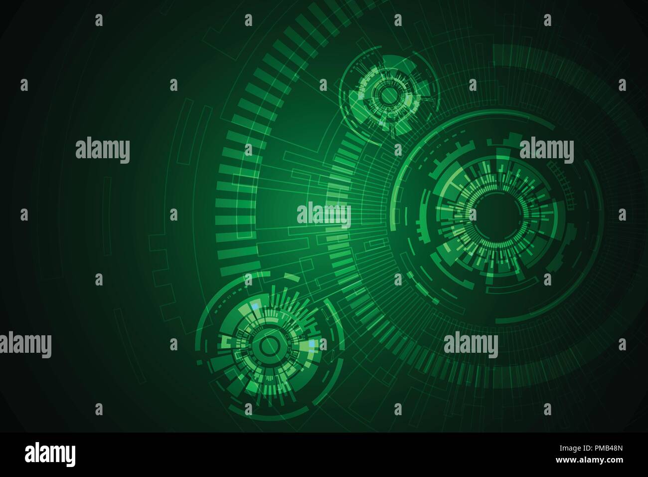 Vector background in the concept of technology Stock Vector Image & Art ...