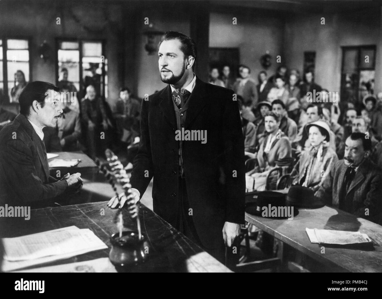 Reed Hadley, Vincent Price, "The Baron of Arizona" (1950) Lippert ...