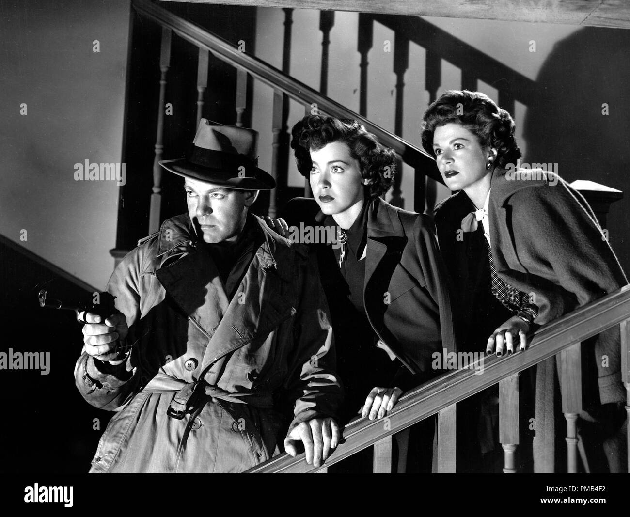 Dennis O'Keefe, Marsha Hunt, Claire Trevor, "Raw Deal" (1948) Eagle ...