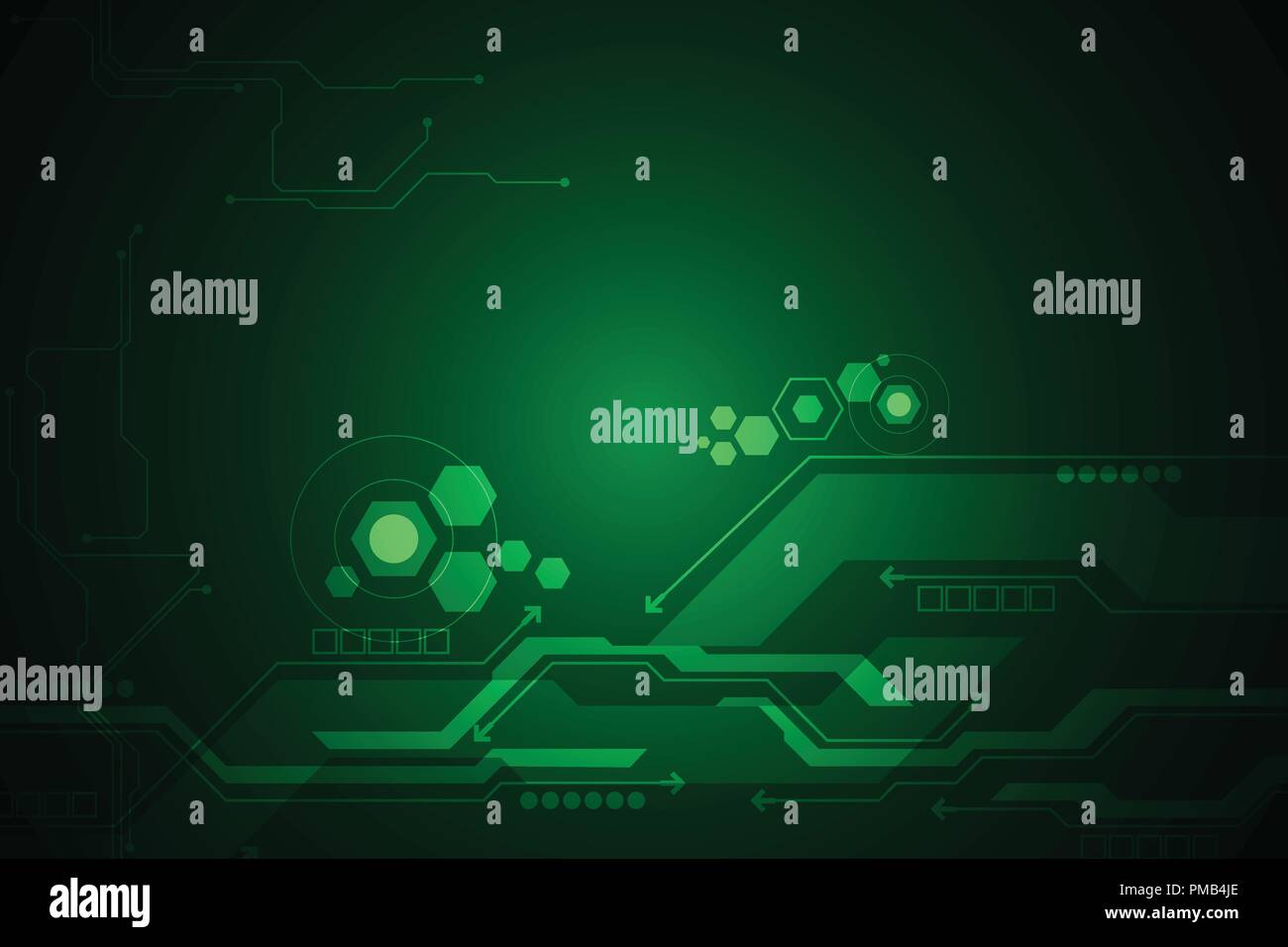 Vector background in the concept of technology Stock Vector Image & Art ...