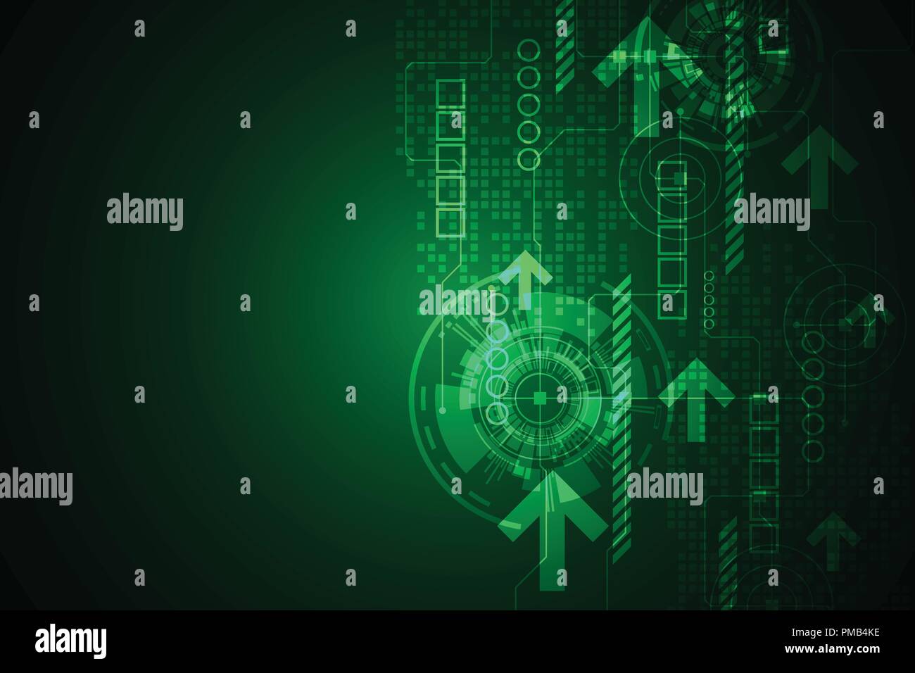 Vector background technology in the concept of digital Stock Vector ...
