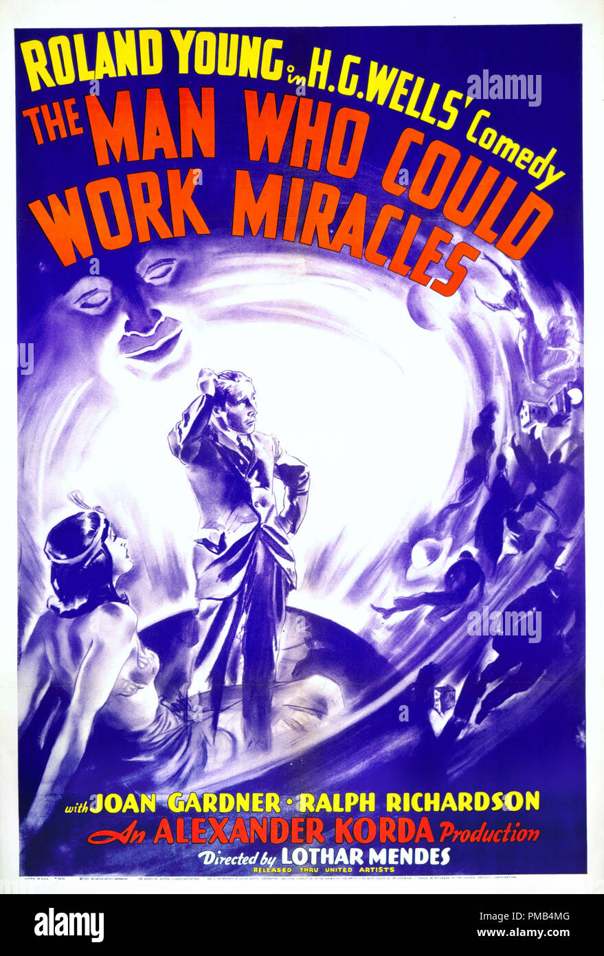 "The Man Who Could Work Miracles" (1936) Poster File Reference # 33371 ...