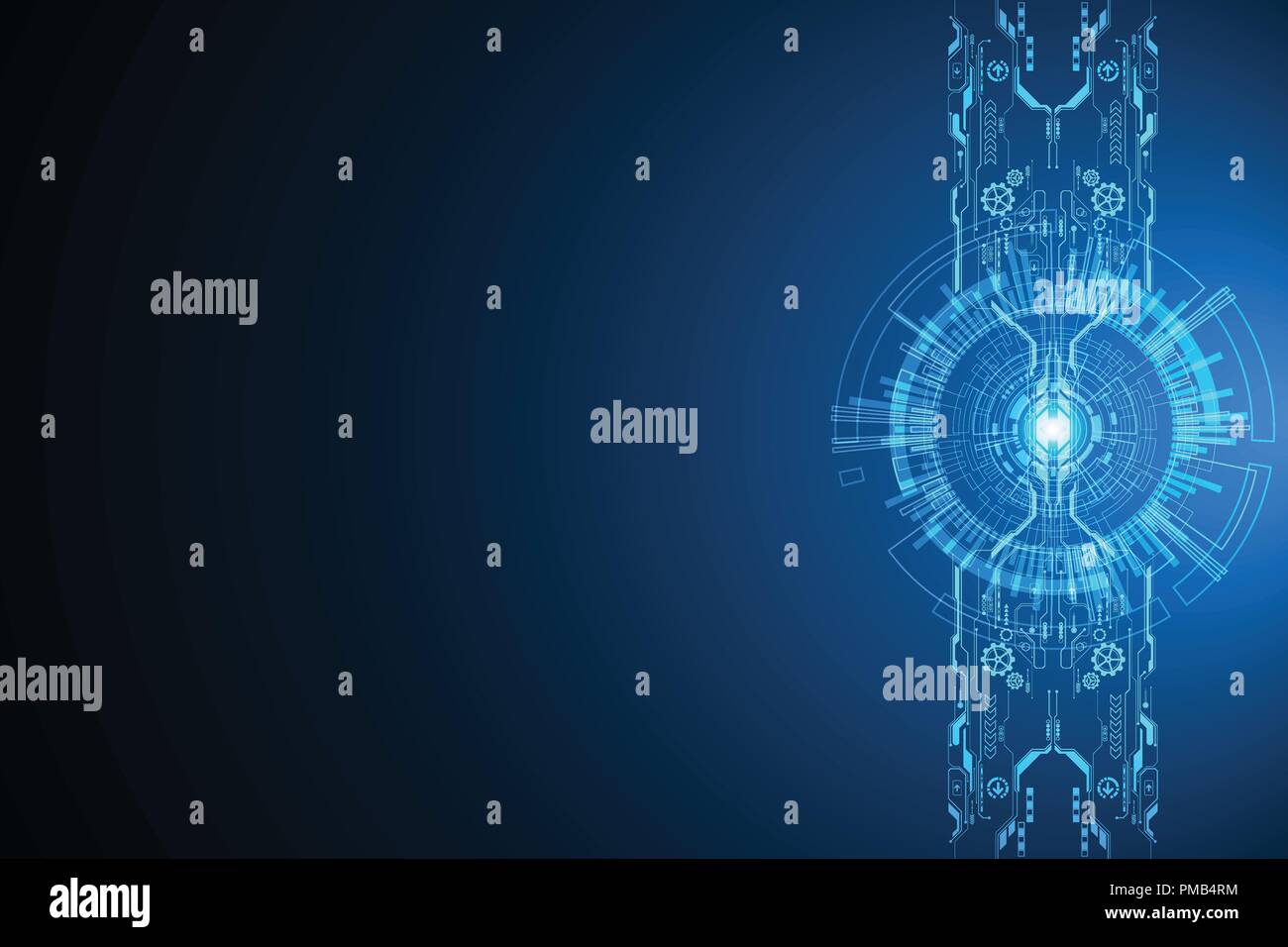 Vector background in the concept of technology Stock Vector Image & Art ...