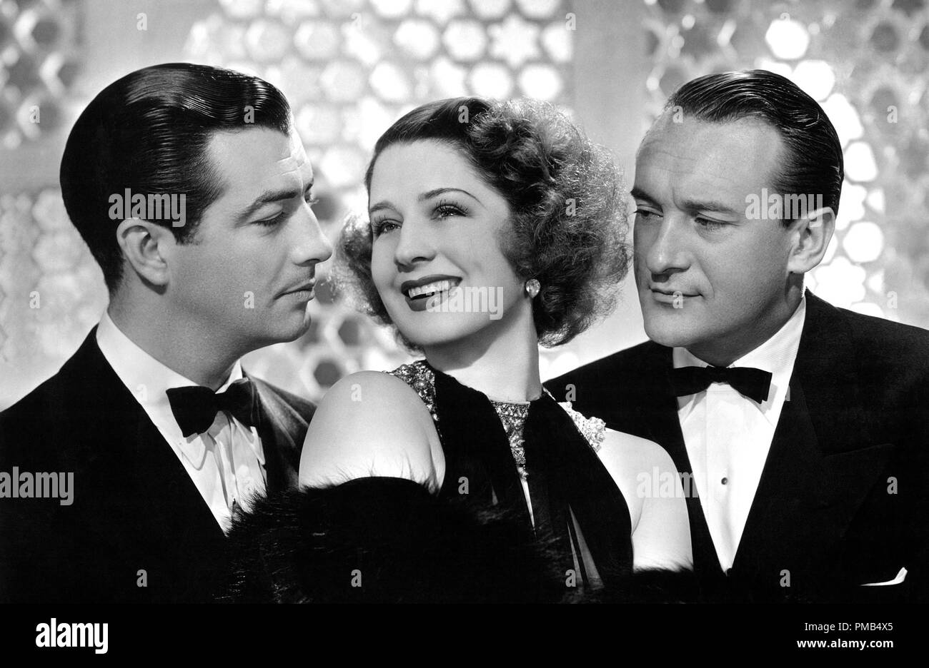 Robert Taylor, Norma Shearer, George Sanders, "Her Cardboard Lover ...