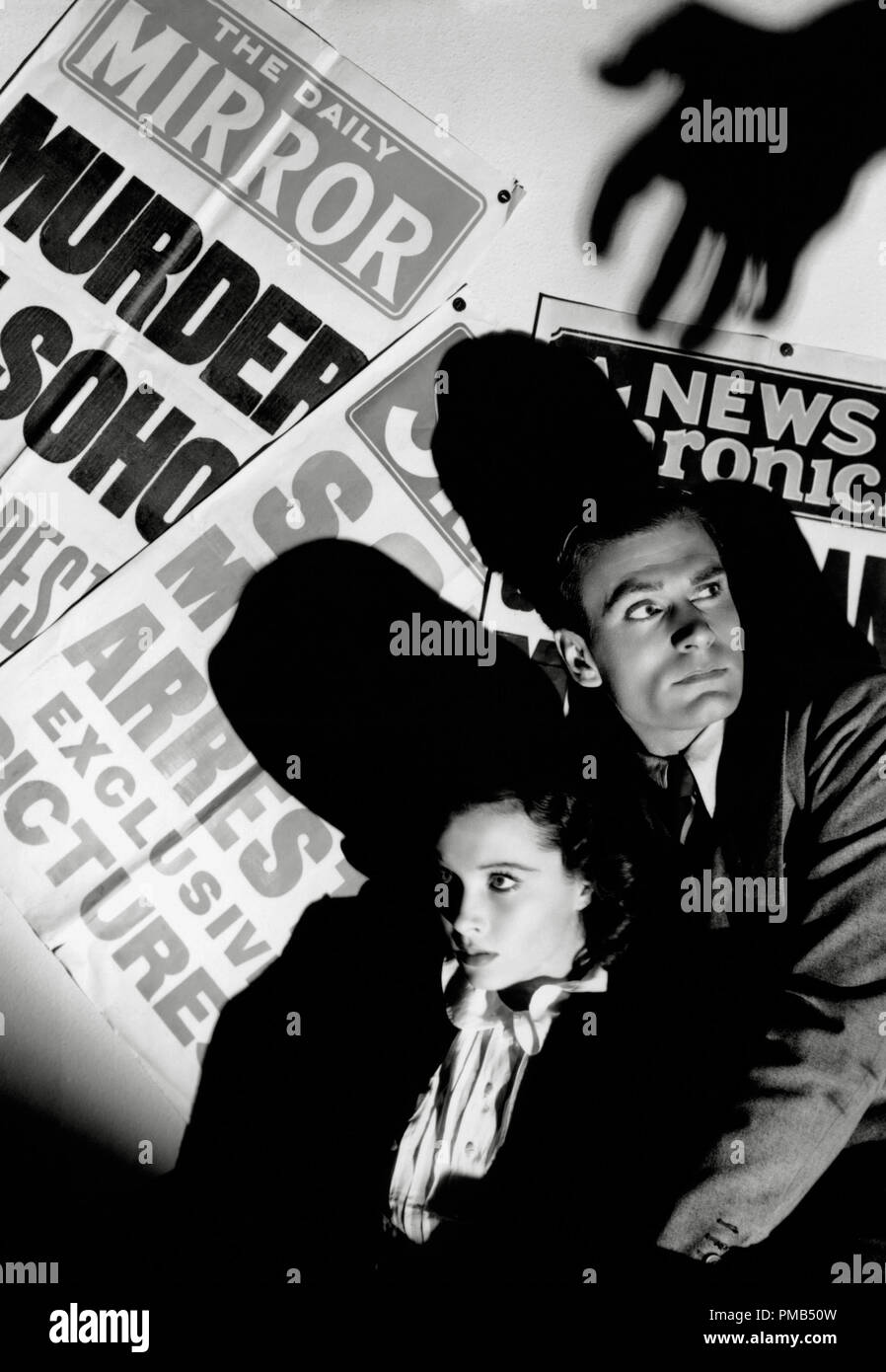 Vivien Leigh, Laurence Olivier, "21 Days" (1940) Columbia Pictures File ...