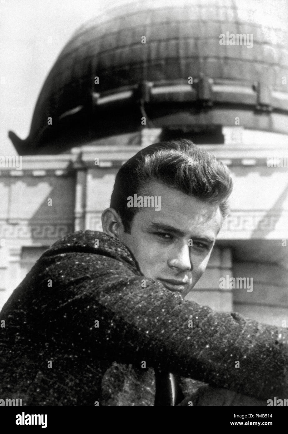 James Dean on the set of "Rebel Without A Cause" 1955 Warner Bros. File ...