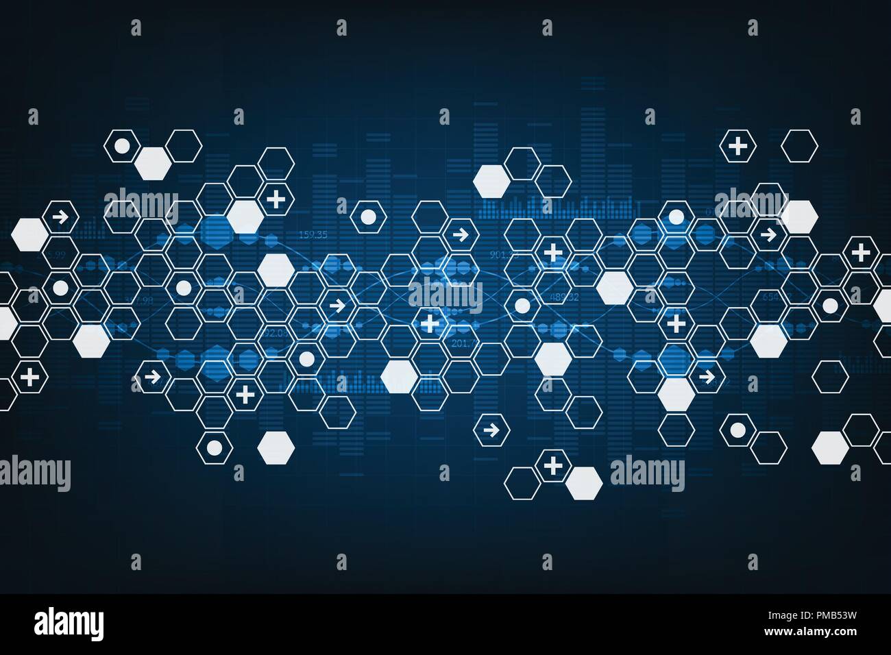 Communication science technology background Stock Vector Images - Alamy
