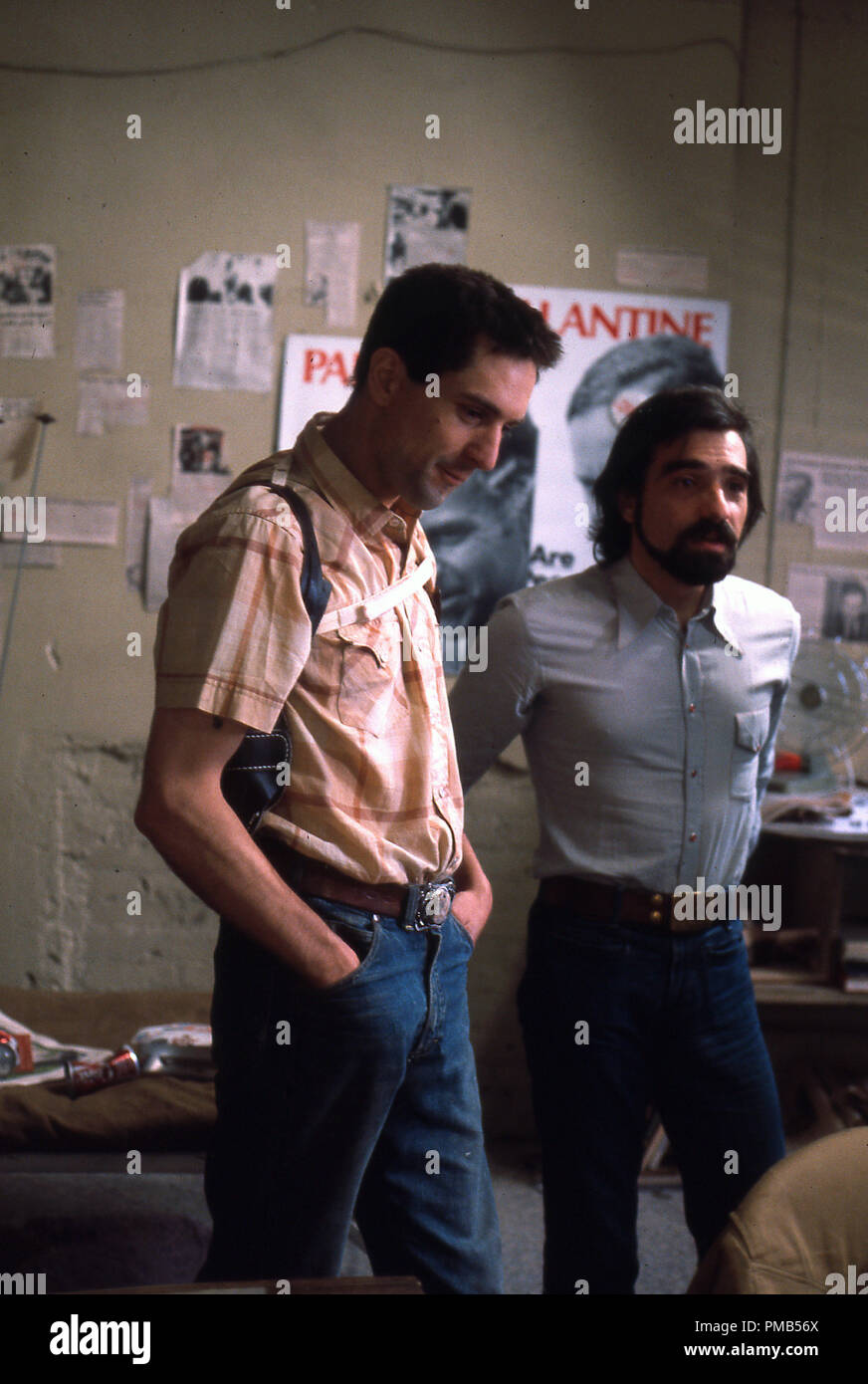 Robert De Niro, director Martin Scorsese, "Taxi Driver" 1976 Columbia ...