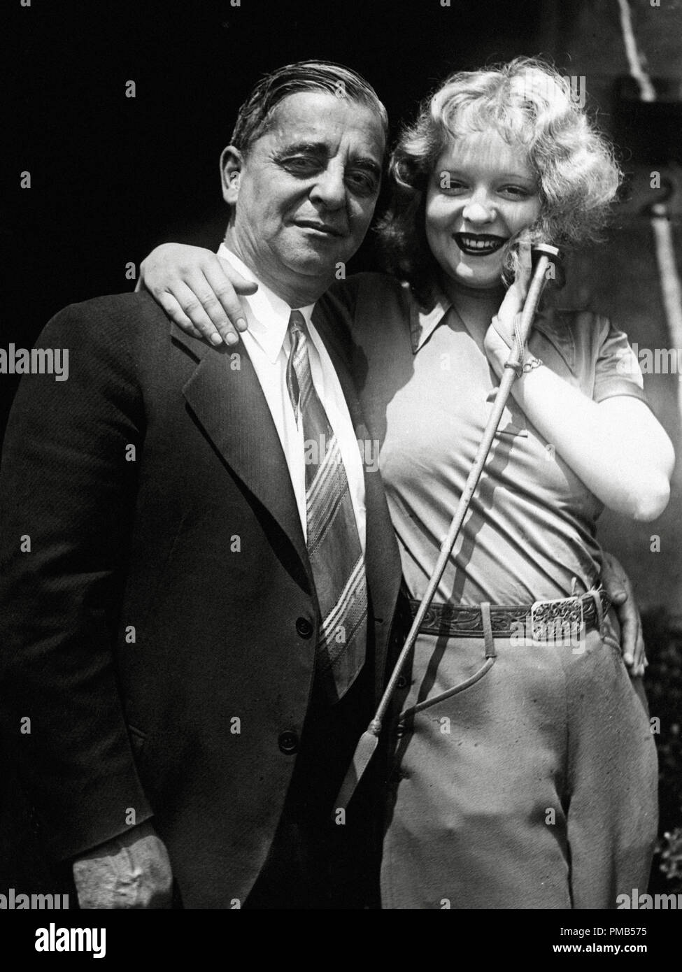 Clara Bow and her father on the set of "Call Her Savage" 1931 File ...