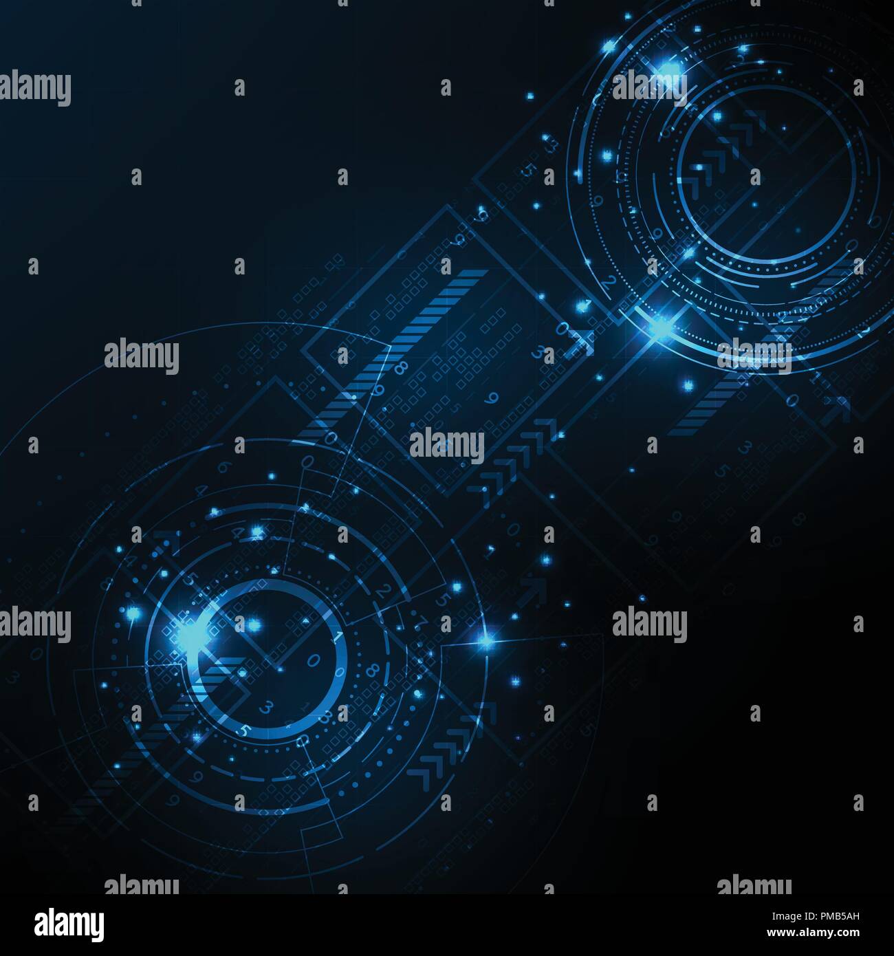 Vector background technology in the concept of digital Stock Vector ...