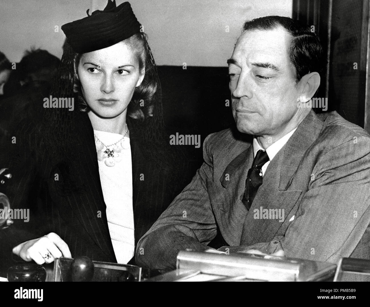 Buster Keaton and Eleanor Norris Keaton get marriage license, 1940 File ...