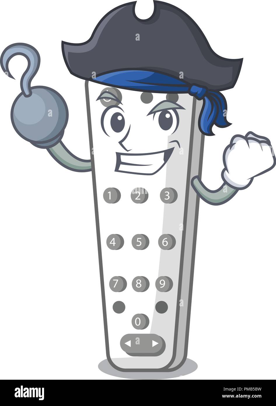 Pirate character remote control for media center Stock Vector Image ...