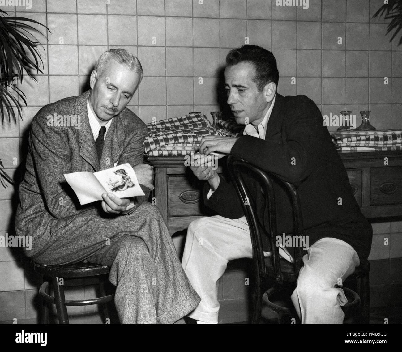 Director Howard Hawks and Humphrey Bogart circa 1944 File Reference ...