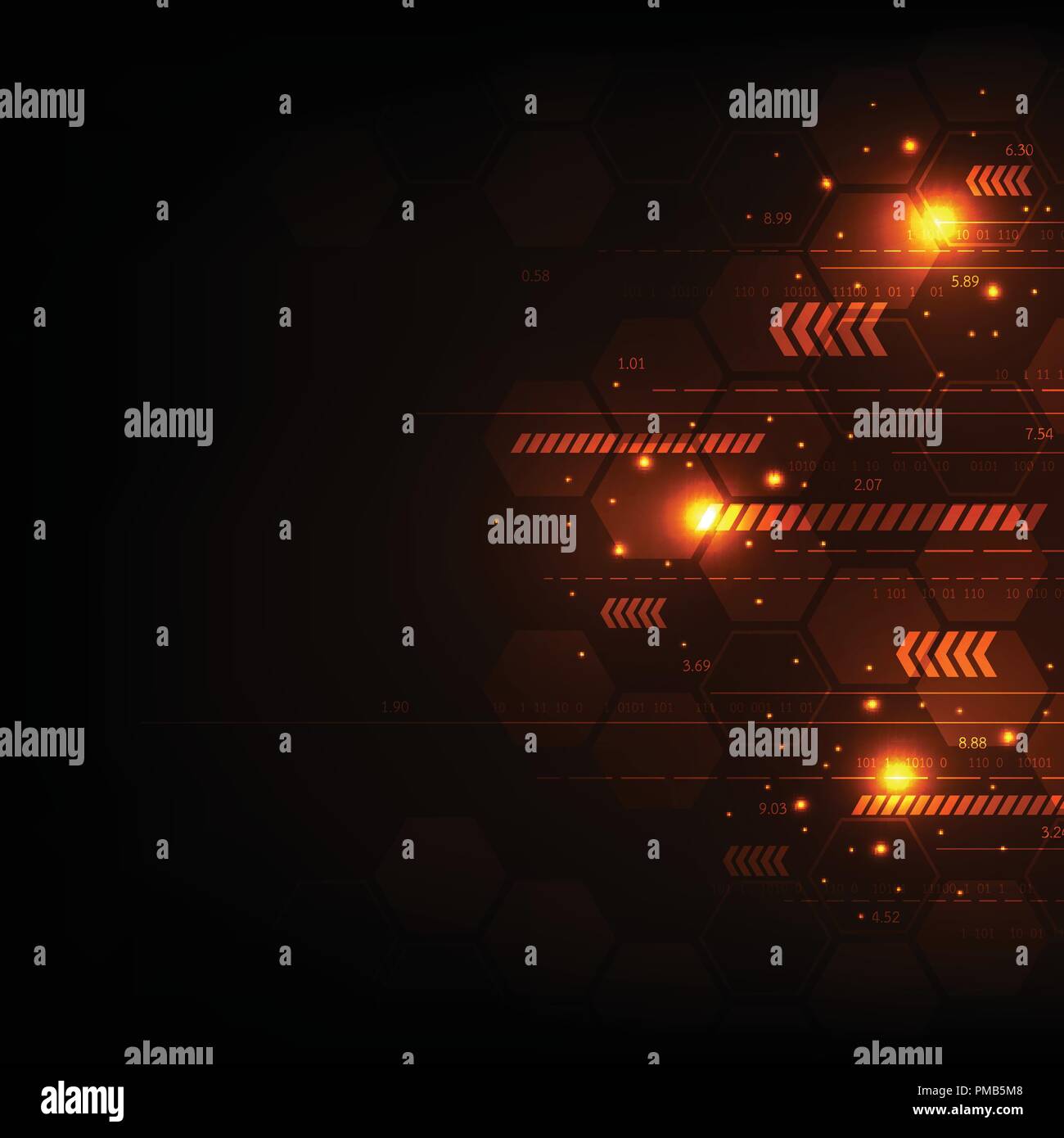 Vector background technology in the concept of digital Stock Vector ...