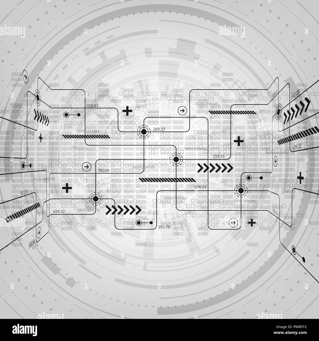 Vector abstract background technology electronic circuit design Stock Vector Image & Art - Alamy