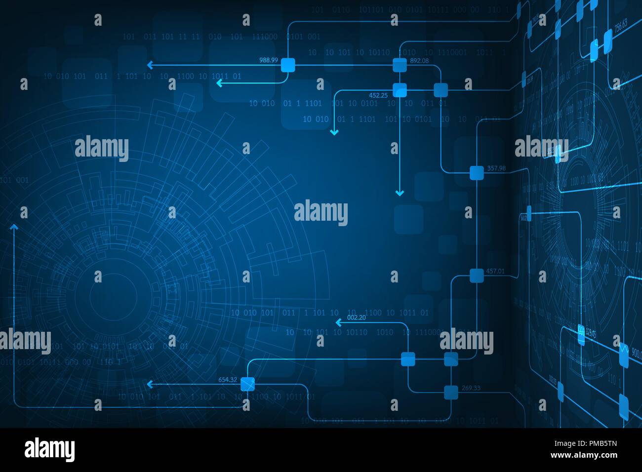 Vector abstract background technology electronic circuit design Stock Vector Image & Art - Alamy