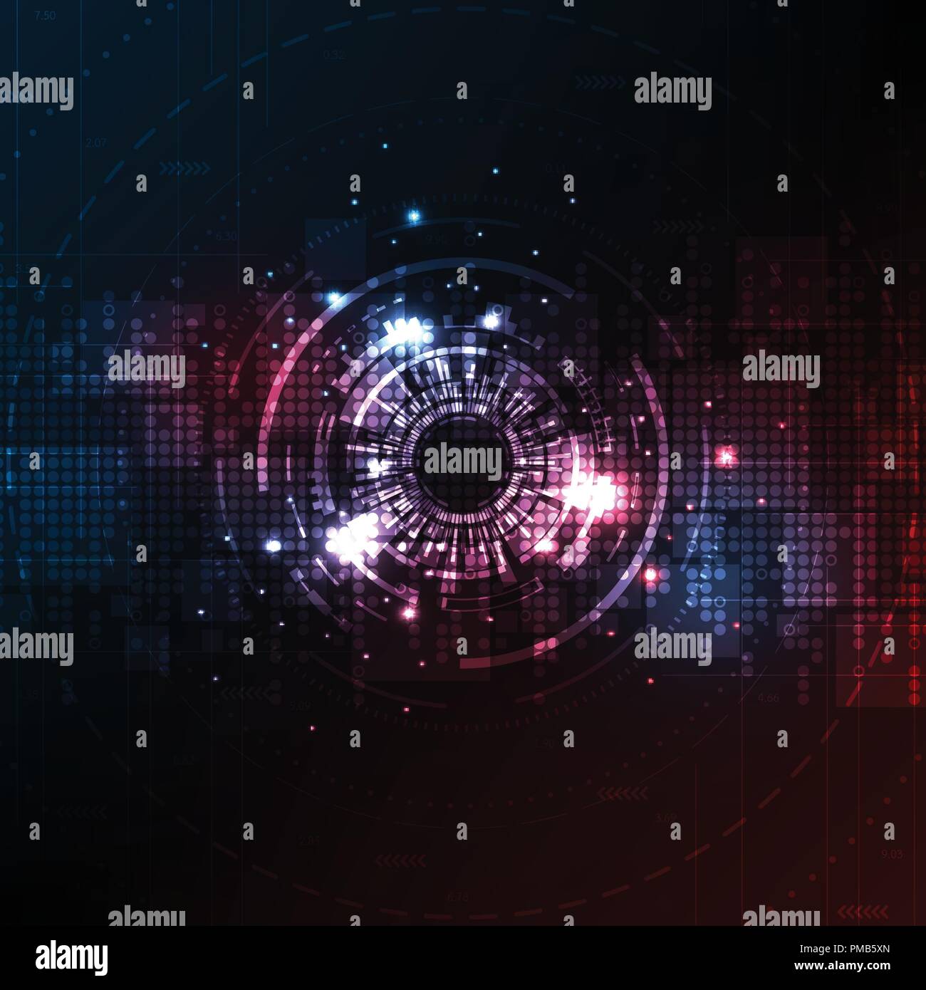 Vector background technology in the concept of digital Stock Vector ...