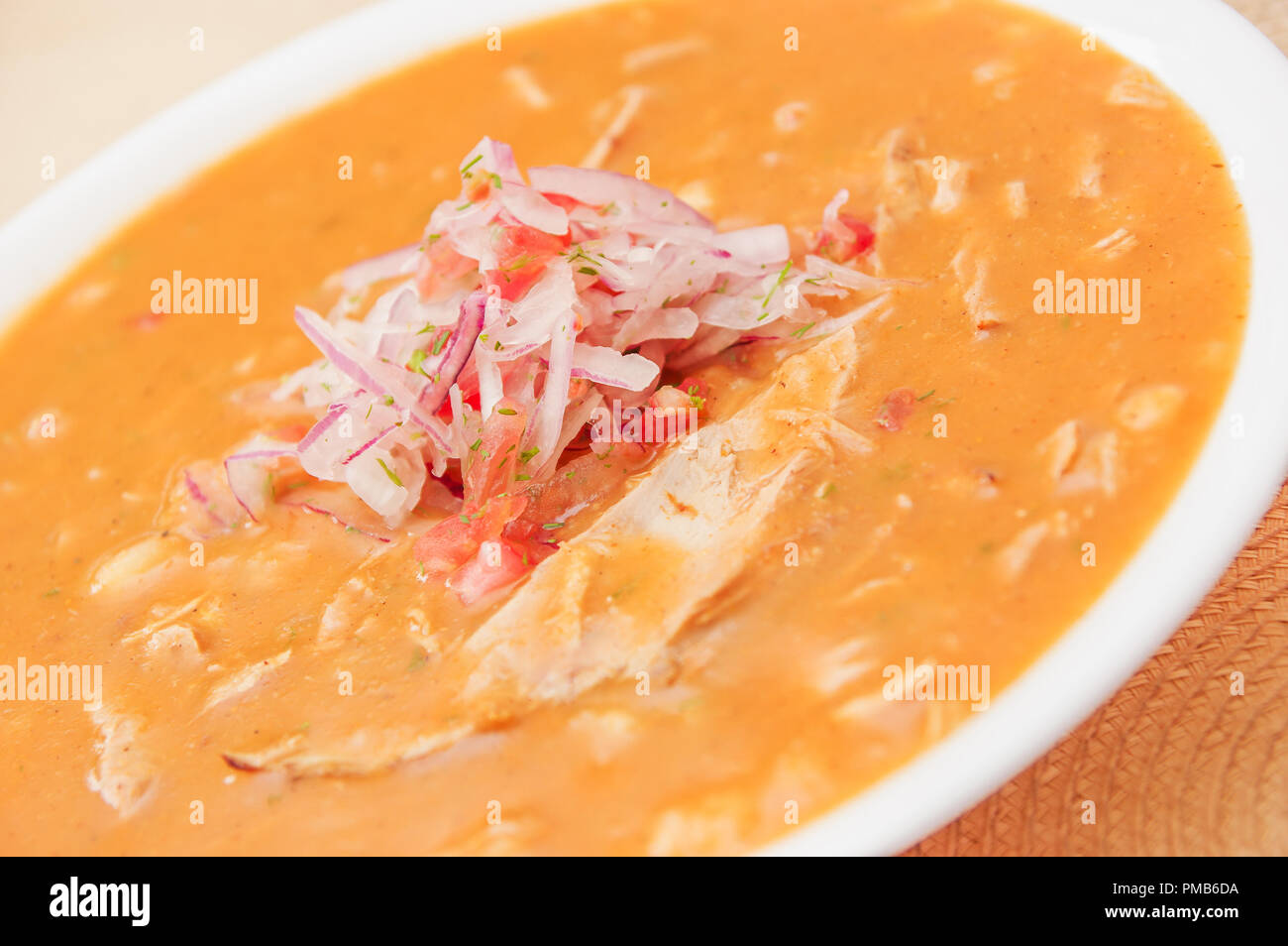 Delicious encebollado fish stew from Ecuador traditional food national ...