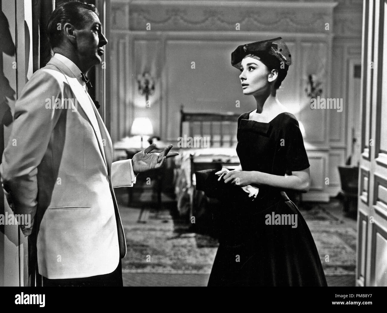 Gary Cooper, Audrey Hepburn, "Love in the Afternoon", 1957 Allied ...