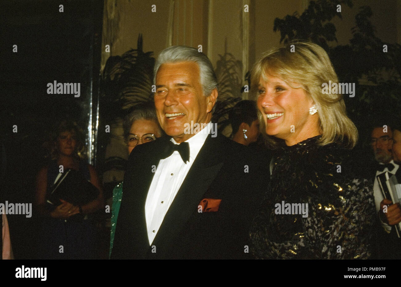 Robert Forsythe and Linda Evans, stars of "Dynasty", circa 1984 File ...
