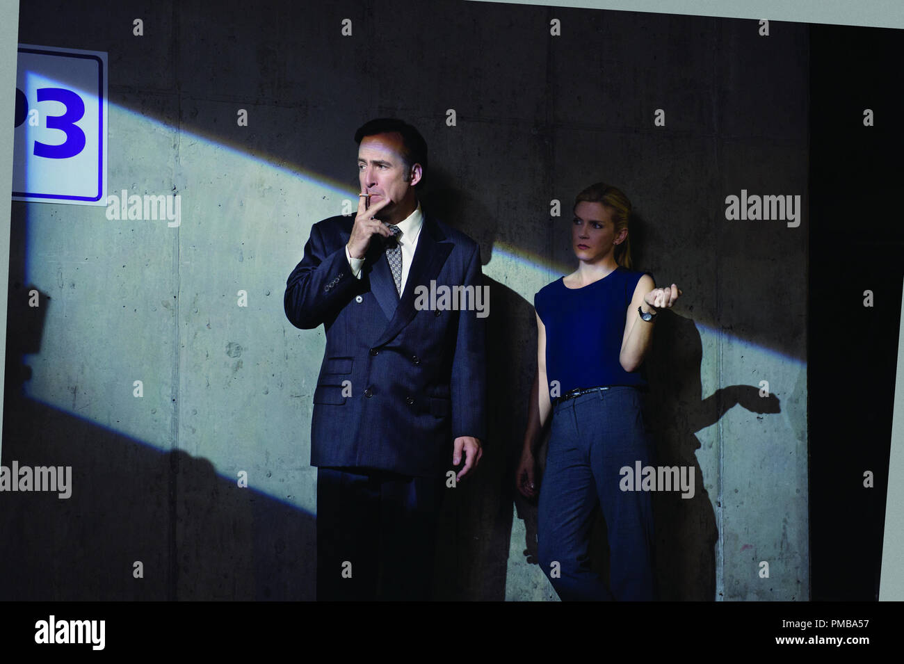 Bob Odenkirk as Saul Goodman and Rhea Seehorn as Kim - BETTER CALL SAUL ...