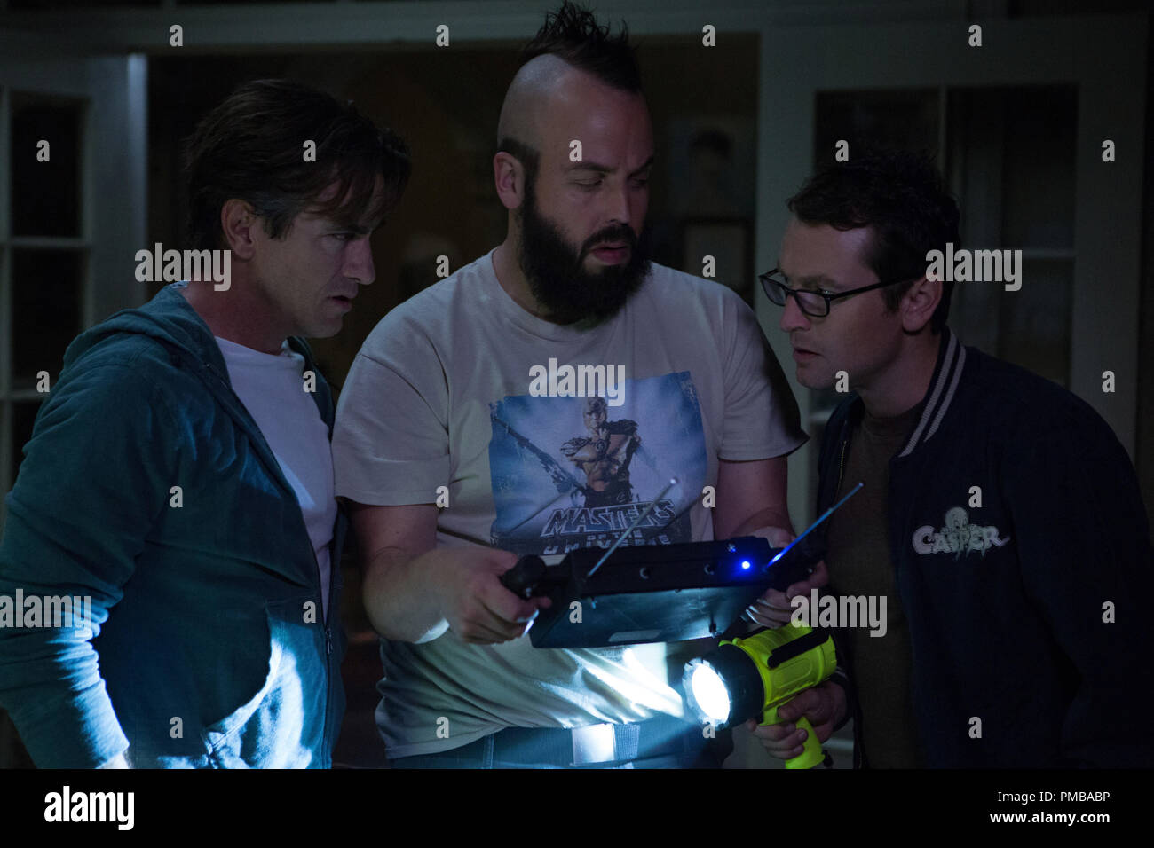 (l to r) Dermot Mulroney stars as Sean Brenner and Angus Sampson and ...