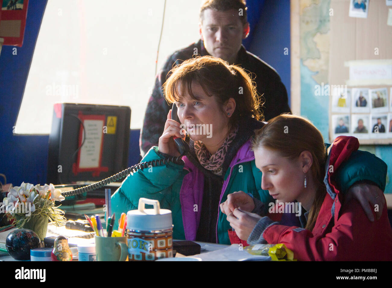 (L to R) Guy Cotter (SAM WORTHINGTON), Helen Wilton (EMILY WATSON) and ...
