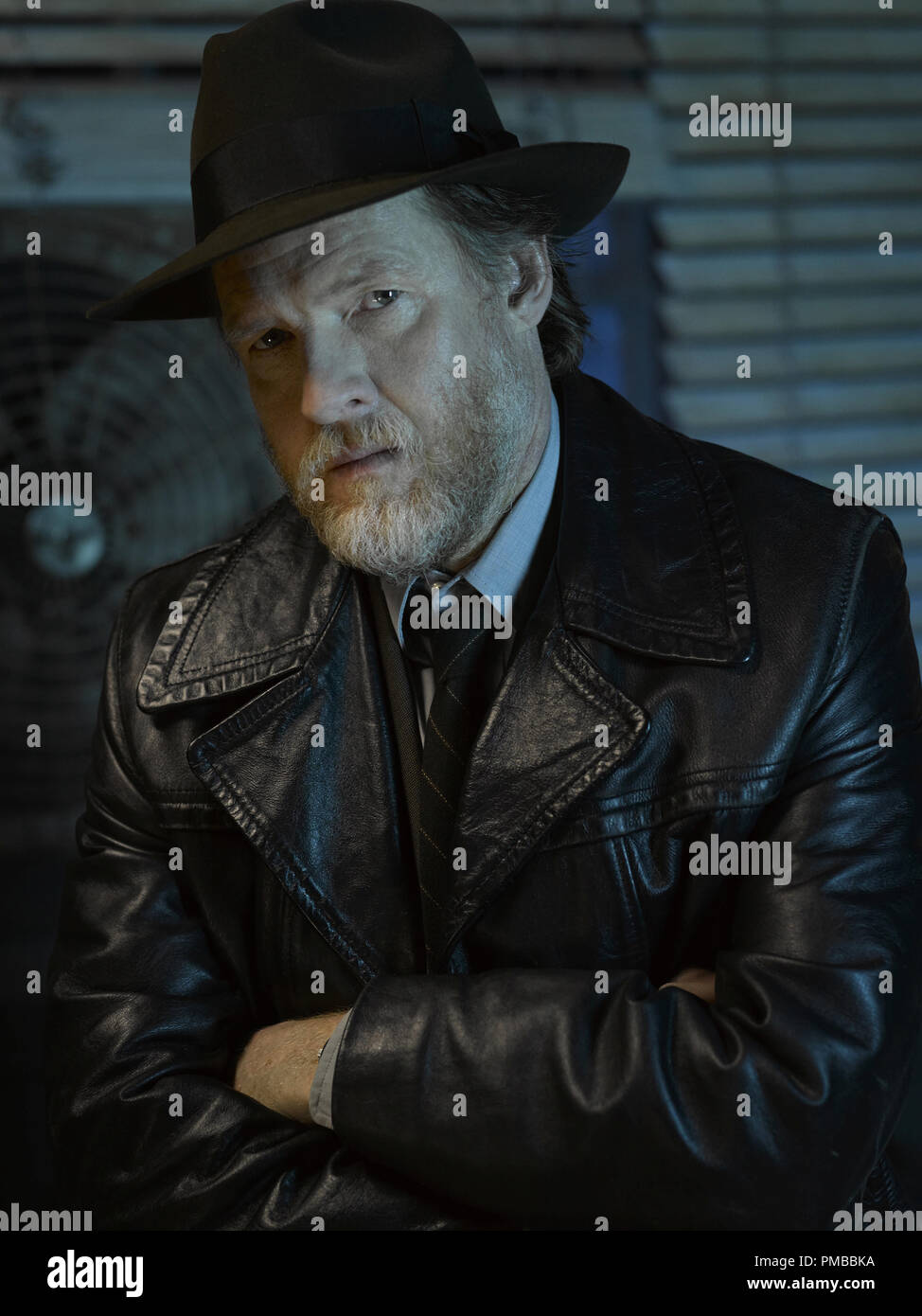 GOTHAM: Donal Logue as Harvey Bullock Stock Photo - Alamy