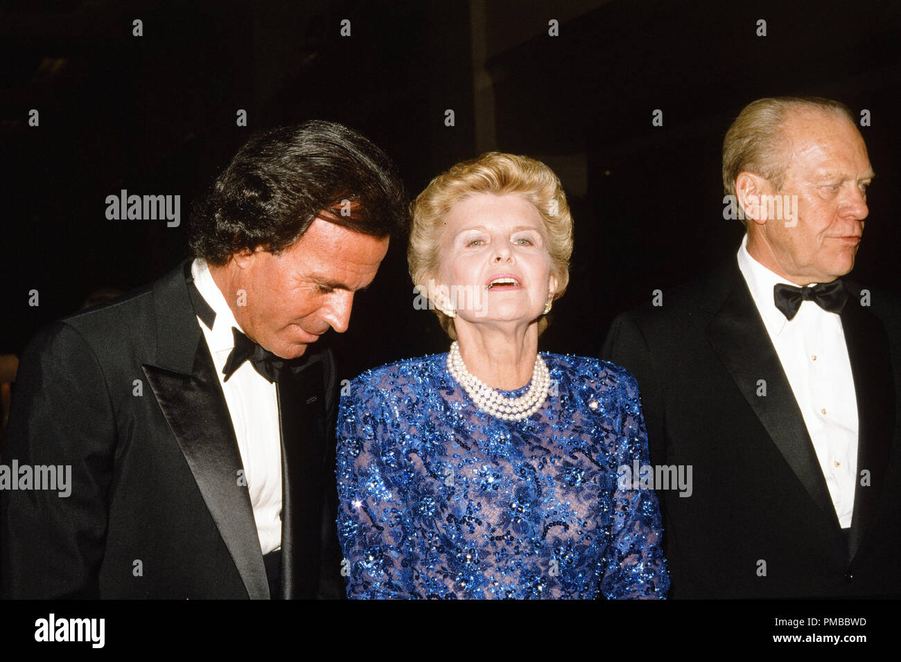 Julio Iglesias, former president Gerald Ford and wife Betty at the ...