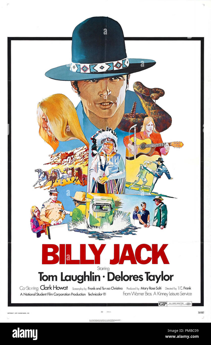 Billy Jack 1971 Warner Bros. Poster File Reference # 32914 450THA Stock ...