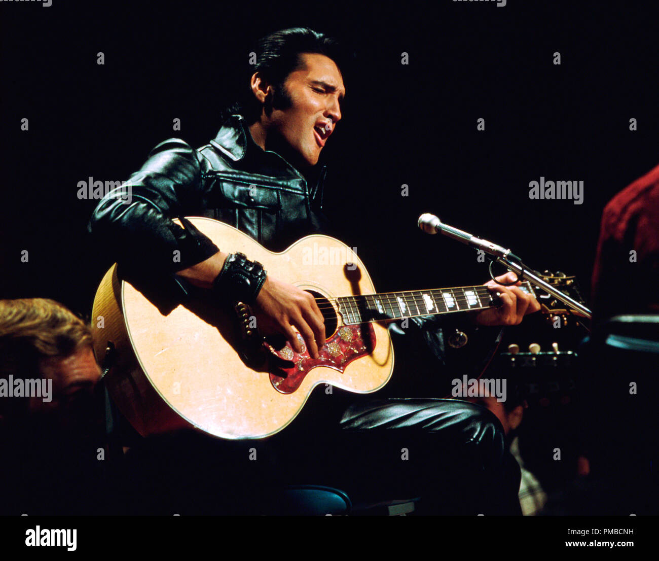 Elvis Presley on his 1968 Comeback Special for television, 1968 NBC ...