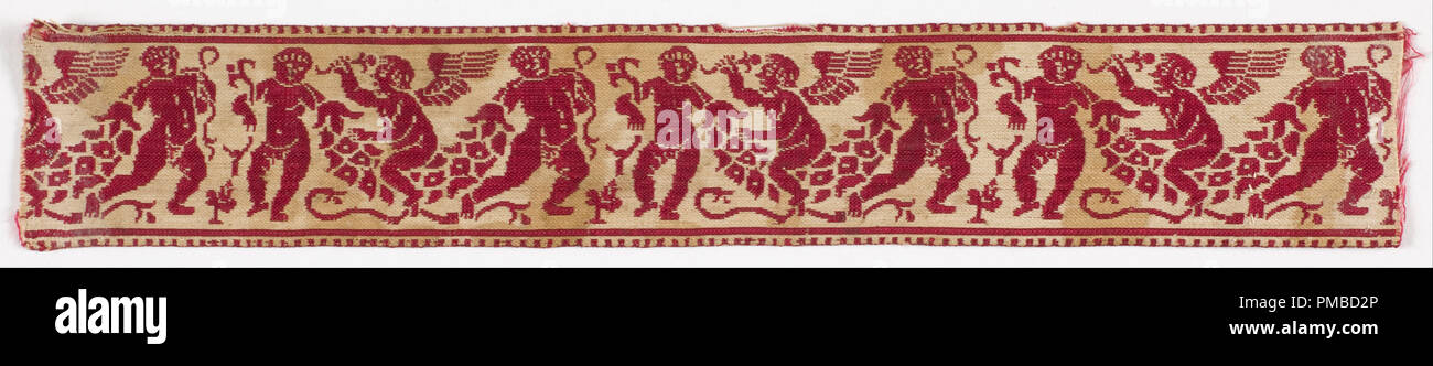 Border. Date/Period: 16th century. Border. Medium: silk. Technique ...