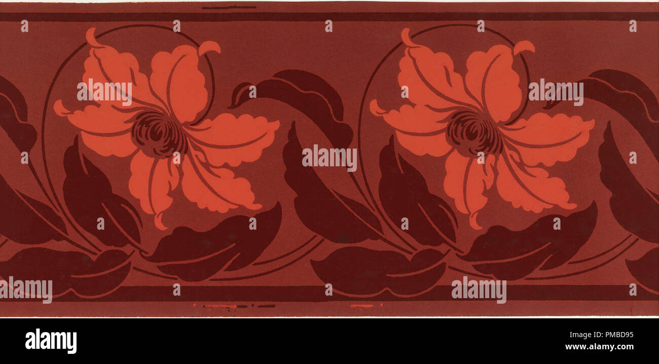 Border. Date/Period: 1900-1914. Border. Block-printed on paper. Author ...