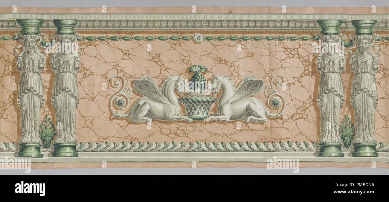 Dado. Date/Period: From 1820 until 1830. Dado. Block printed on ...