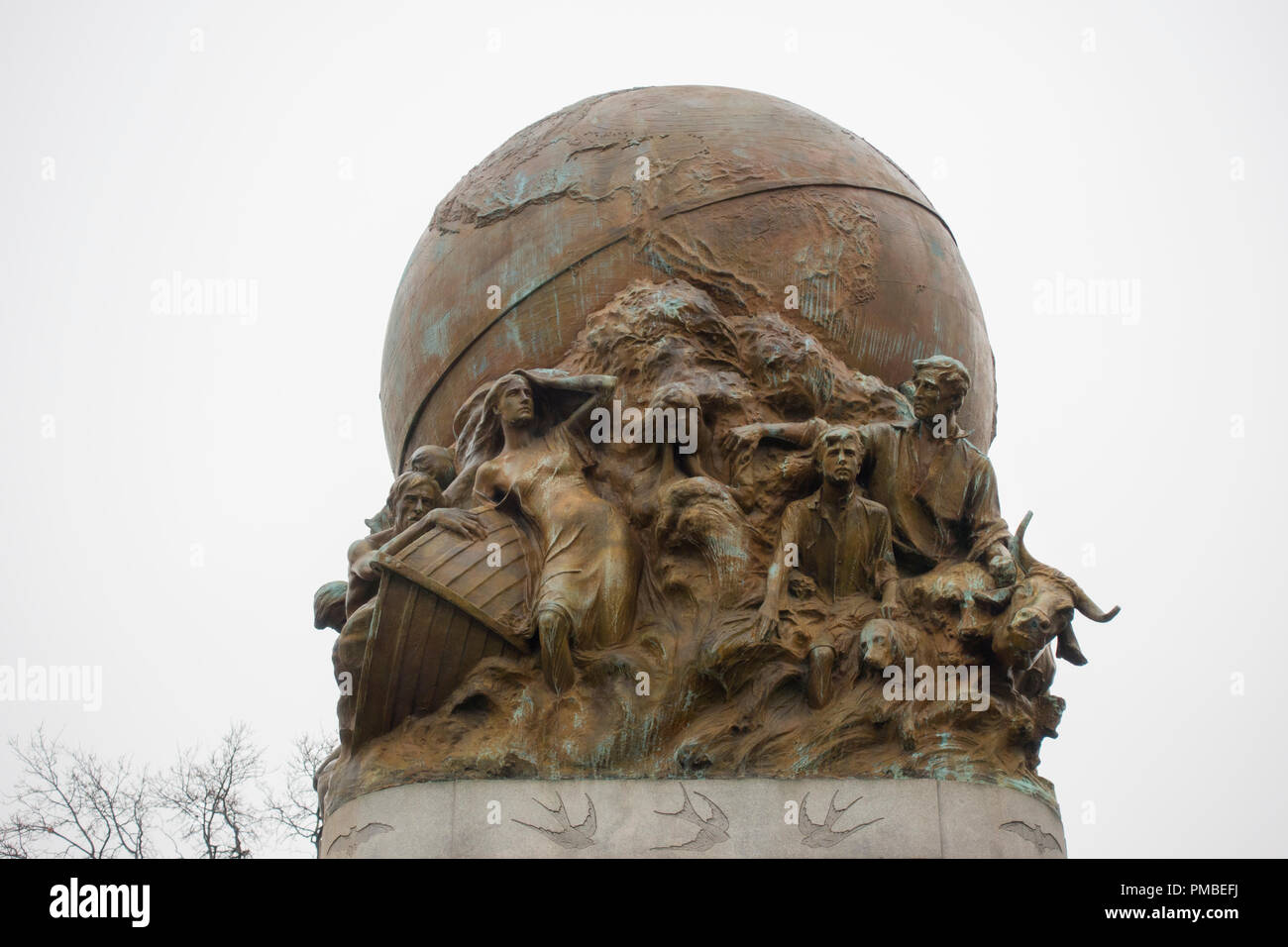Matthew Fontaine Maury Monument Richmond Virginia Stock Photo - Alamy