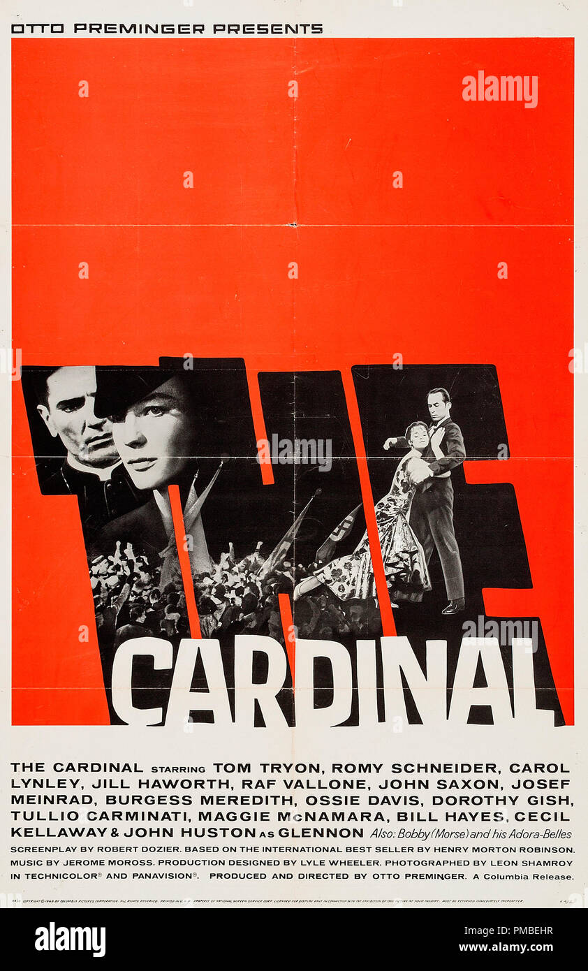 "The Cardinal" (1963) Columbia Pictures Poster File Reference # 33371 ...