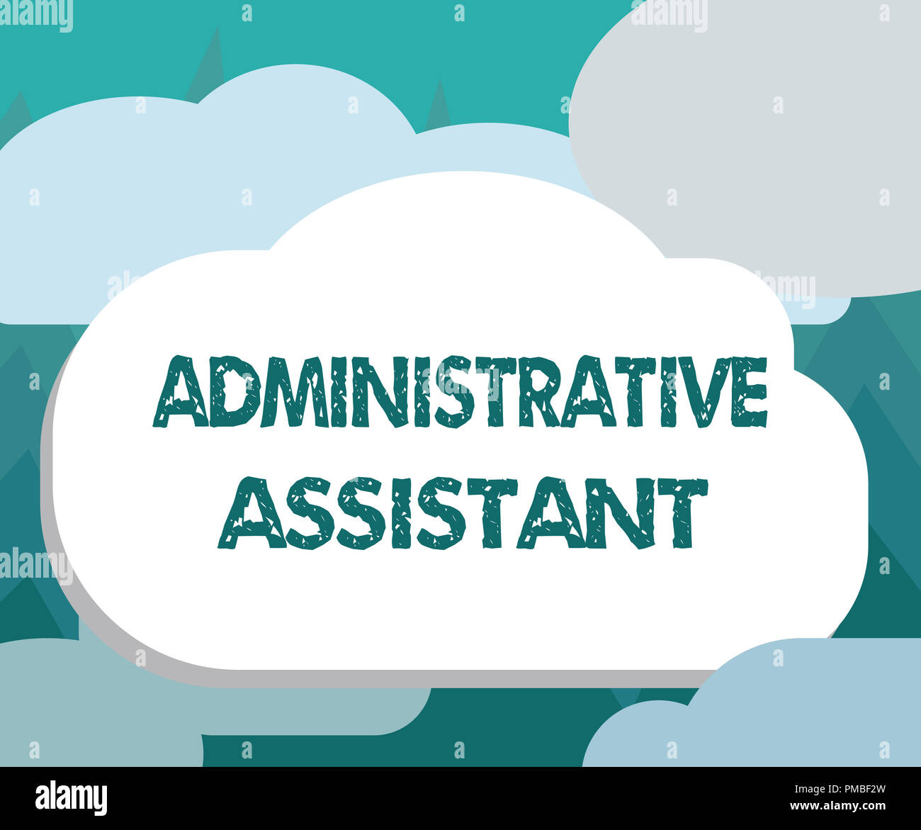 Conceptual hand writing showing Administrative Assistant. Business ...