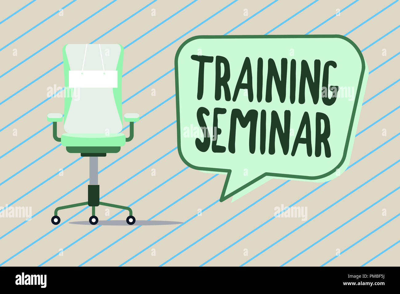 Handwriting text writing Training Seminar. Concept meaning Academic ...