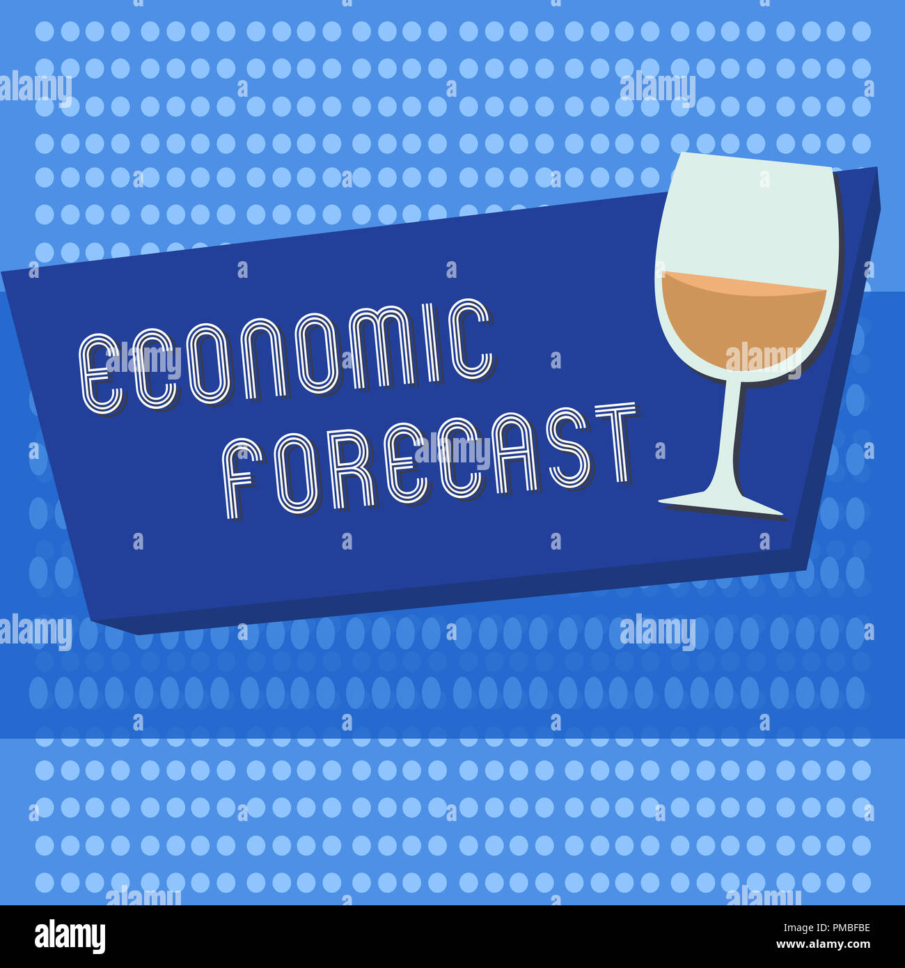 Handwriting text writing Economic Forecast. Concept meaning Process of ...