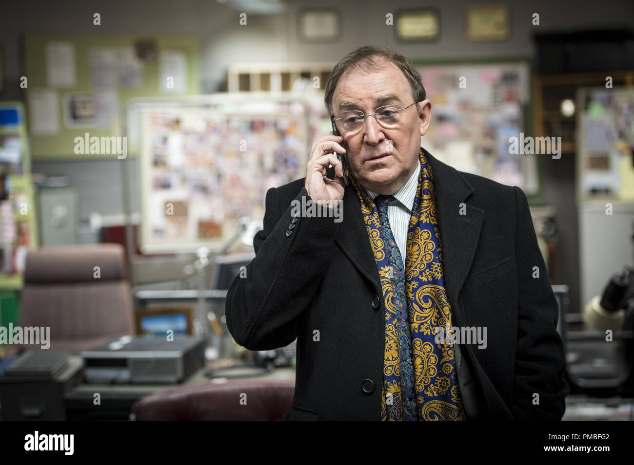 Dermot Crowley, "Luther" Season 4 (2015) BBC Worldwide Stock Photo - Alamy