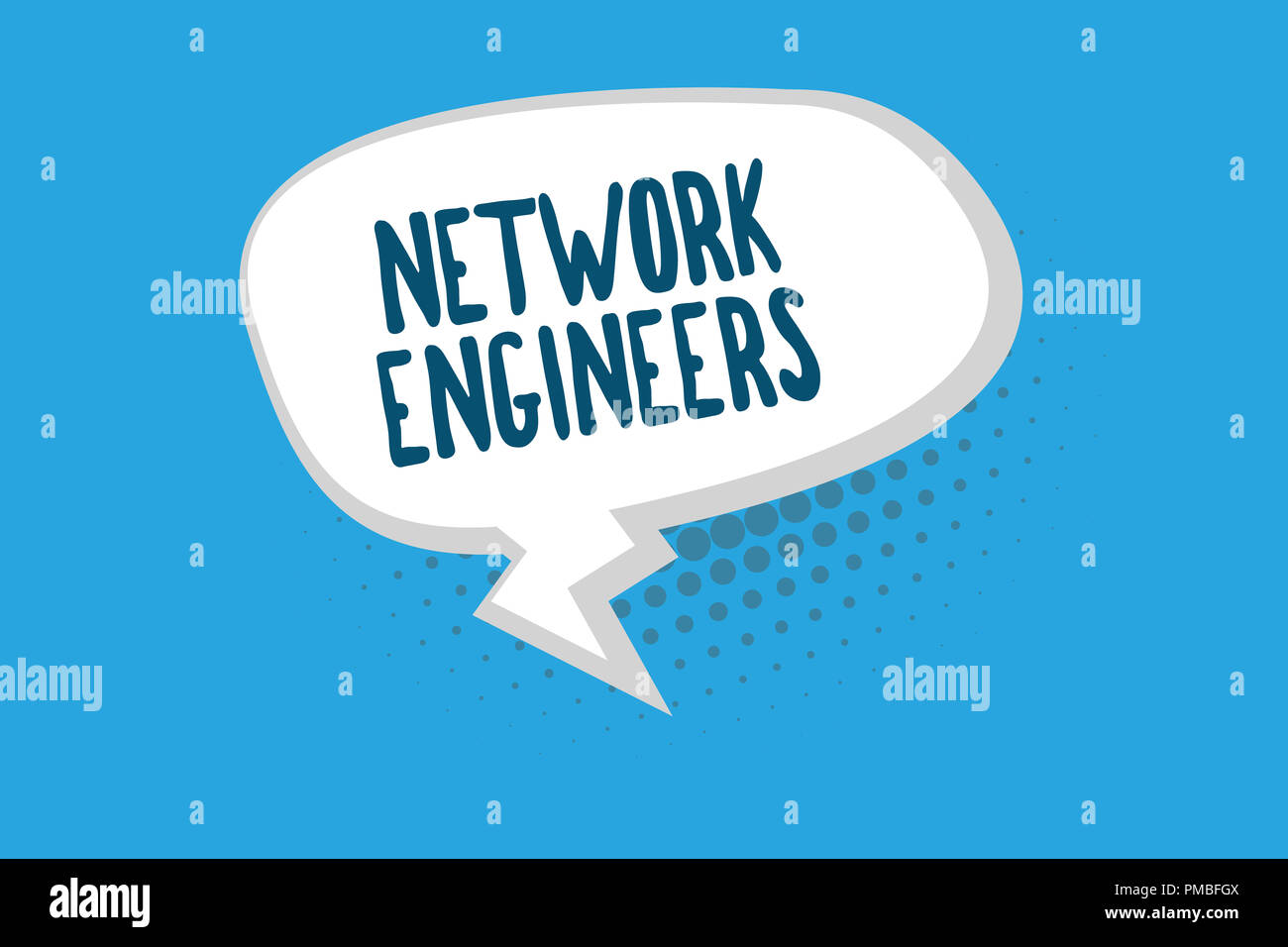 Word writing text Network Engineers. Business concept for Technology professional Skilled in ...