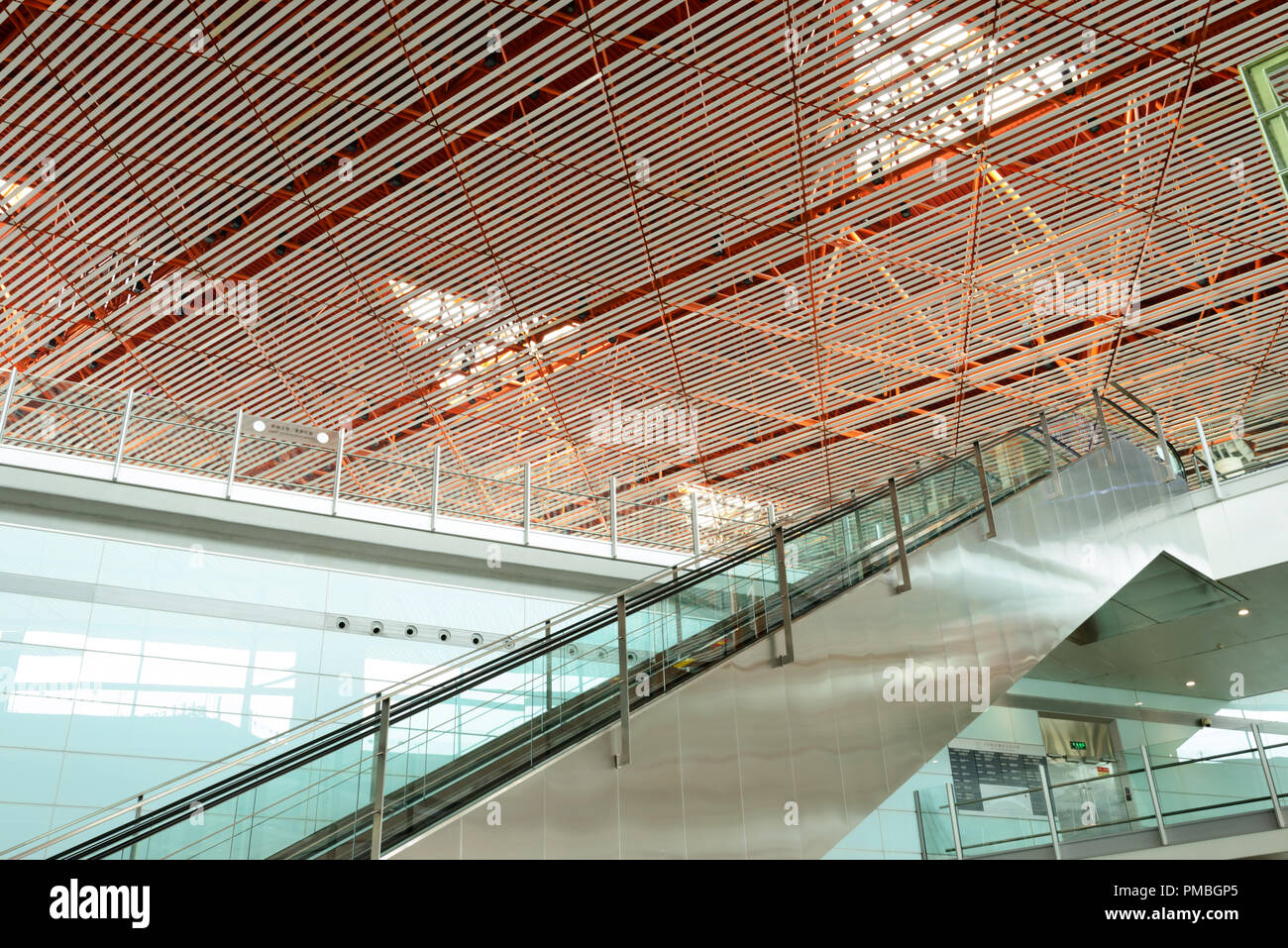 Large hall of modern industrial building Stock Photo - Alamy