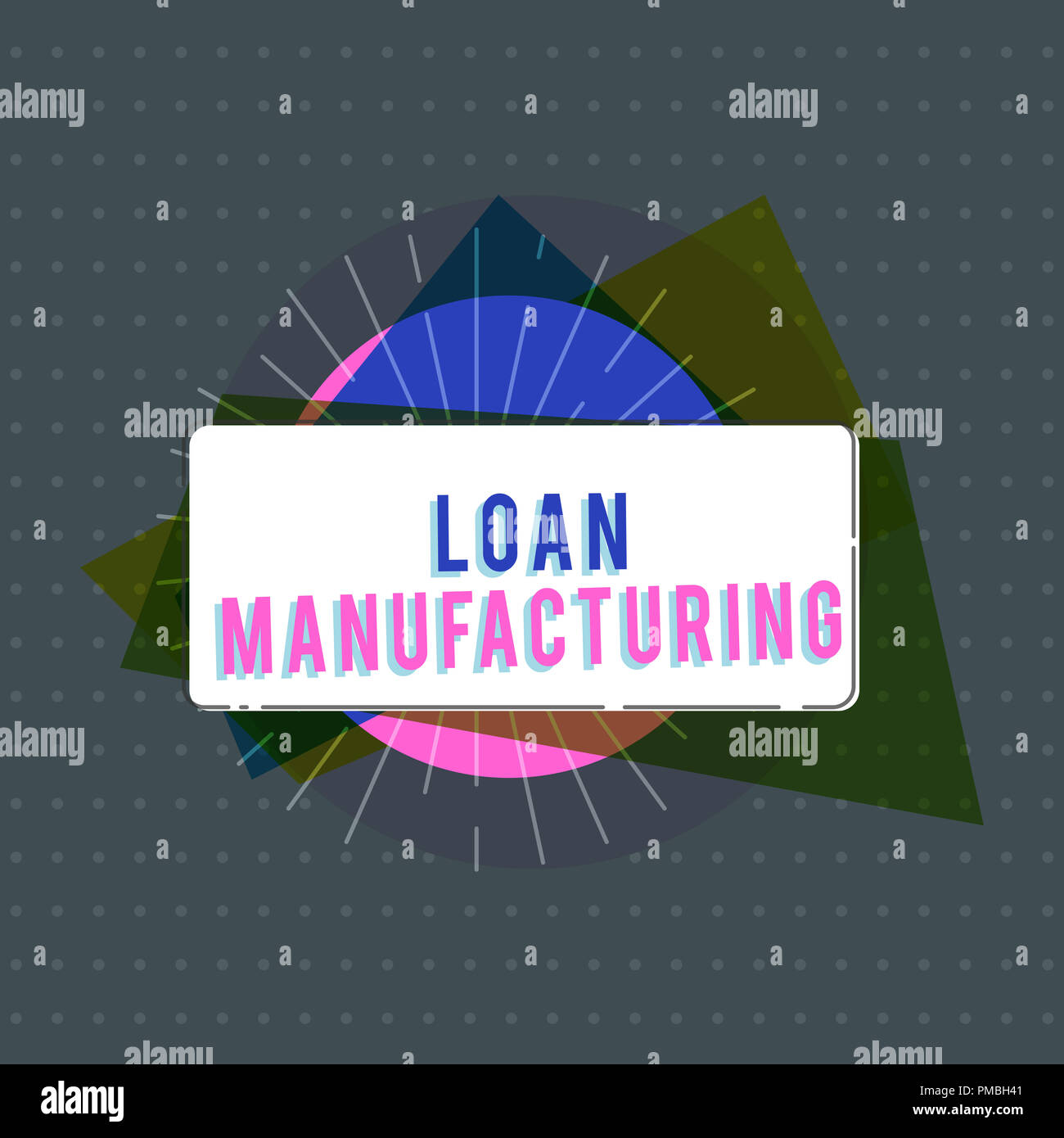 Text sign showing Loan Manufacturing. Conceptual photo Bank Process to ...