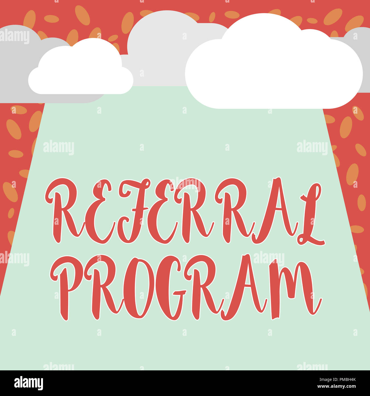 Writing note showing Referral Program. Business photo showcasing ...